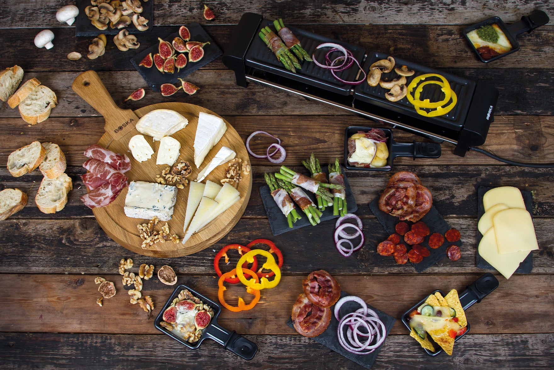 Gourmet inspiratie recepten - Raclette Mini / Maxi | BOSKA Food Tools