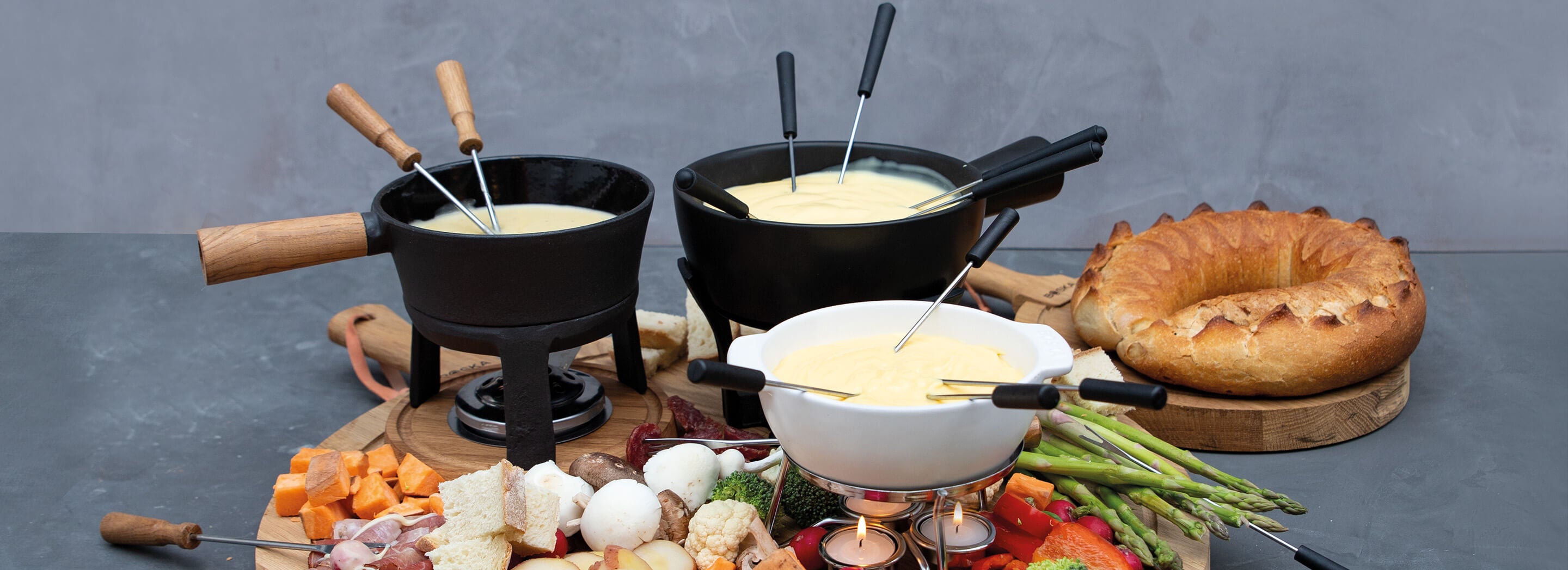 Caquelons à fondue et accessoires | Créez votre service à fondue ...